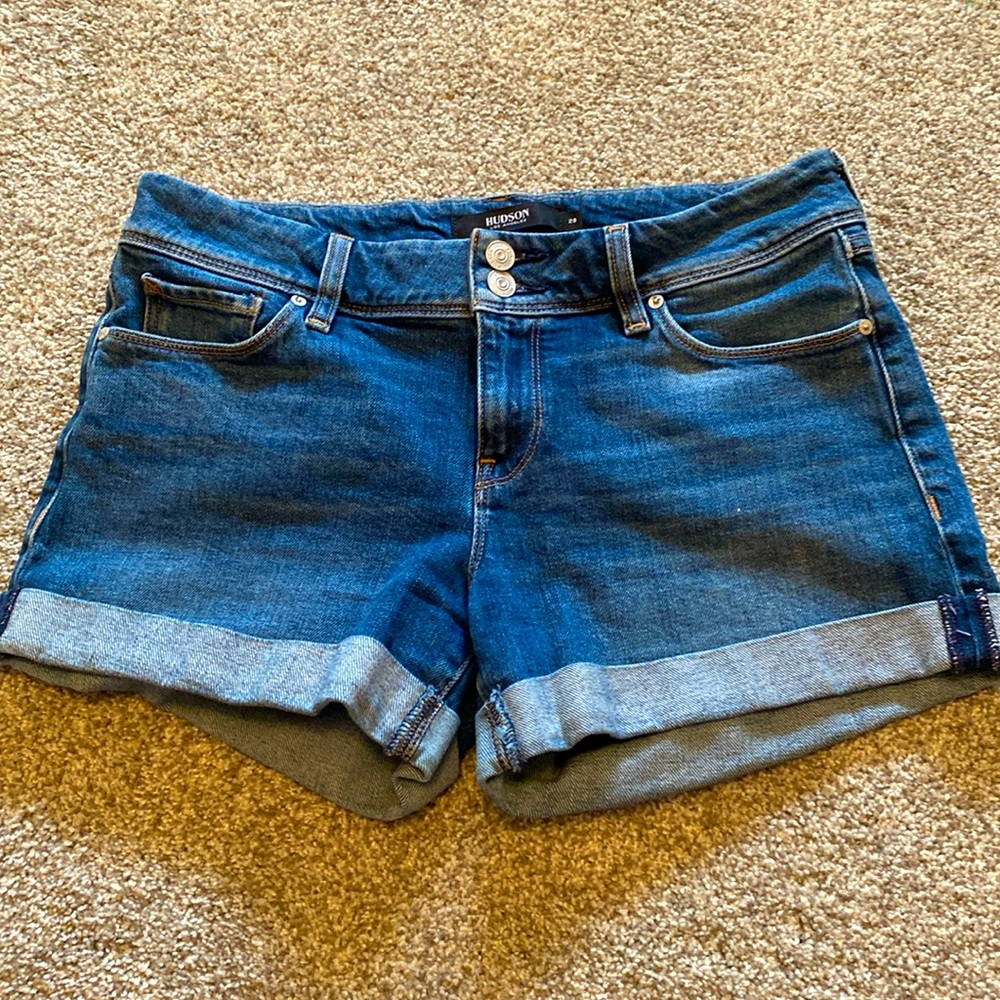 Hudson Los Angeles Blue Jean Shorts - Gem